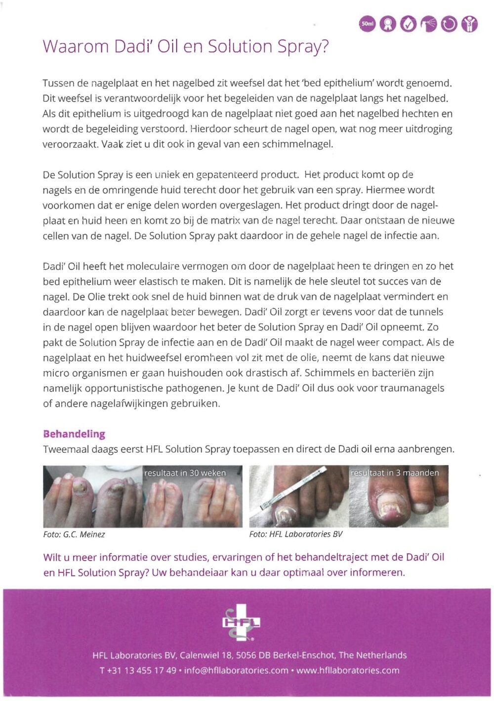 HFL Solution Spray 50 ml | Salon Wendy